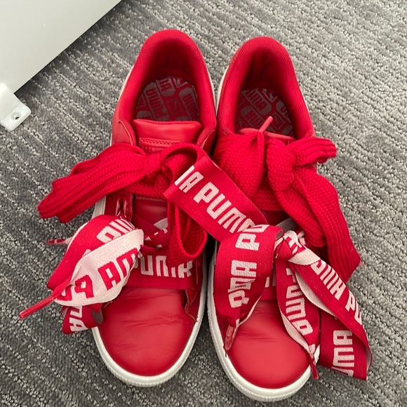 Puma | Shoes | Puma Red Shoes | Poshmark